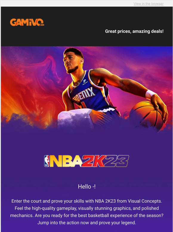 Gamivo: NBA 2K23 is waiting for you. Forge your legend now! | Milled