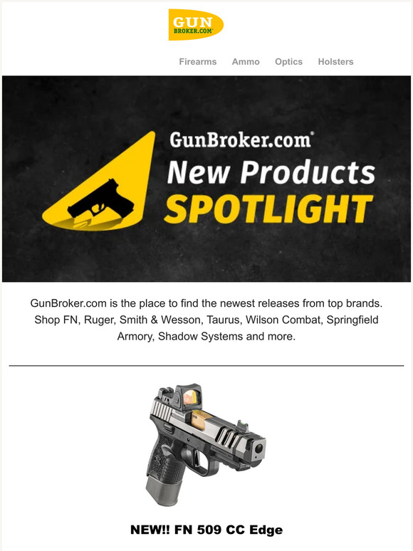 GunBroker: Spotlight on New Gun Releases | Milled