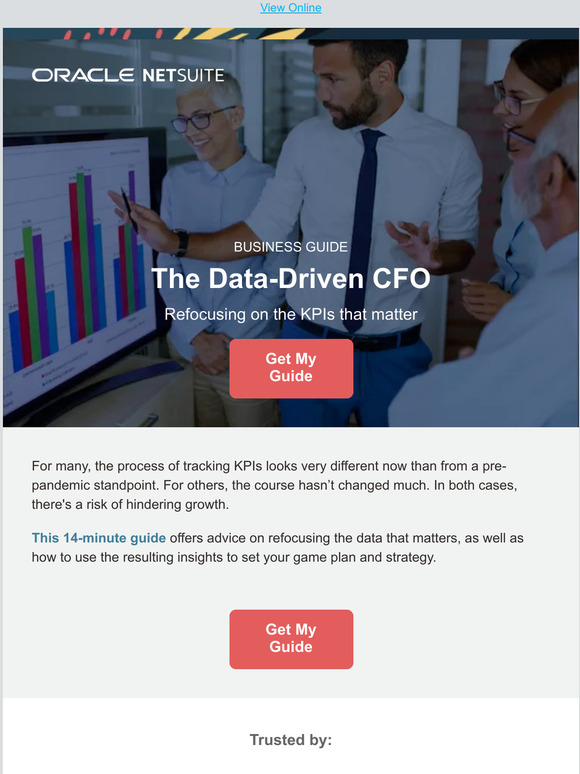 NetSuite: [Guide] The Data-Driven CFO | Milled