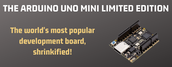 Jameco: Get 10% off the Limited Edition Arduino UNO Mini | Milled