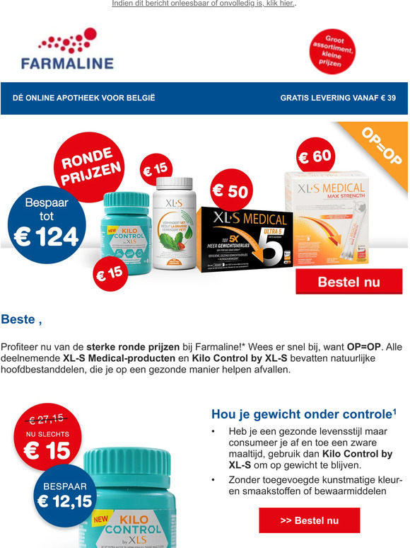 Farmaline: Beste , ronde prijzen en een strakke lijn met XL-S! | Milled