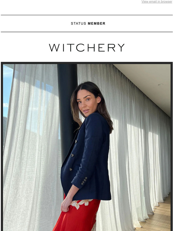 Witchery: 24/7 STYLE IN THE LINEN BLAZER | WITH DANI SHREEVE | Milled