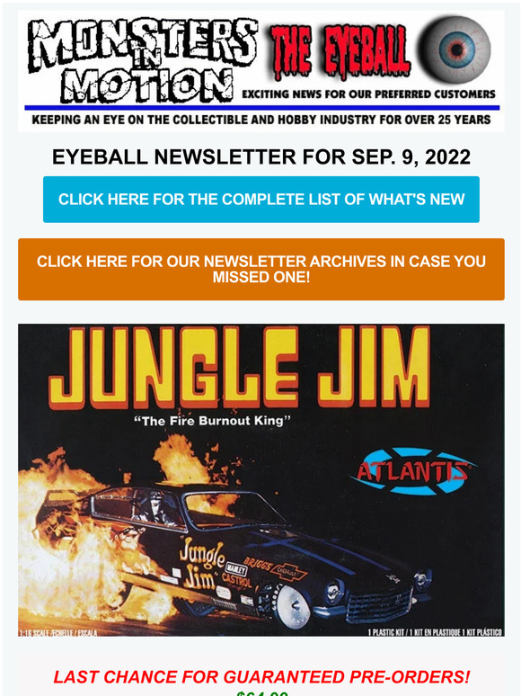 Monsters in Motion: Rocky Vs. Rambo, Revell Apollo Model Kits, Snoopy ...