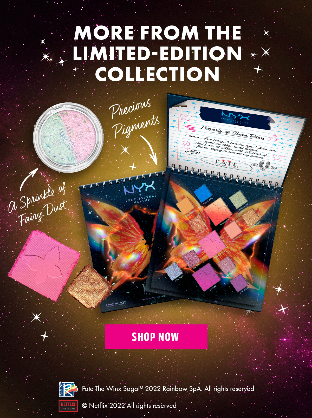 NYX Cosmetics: Six fairies. Six powers. One limited edition Fate: the ...