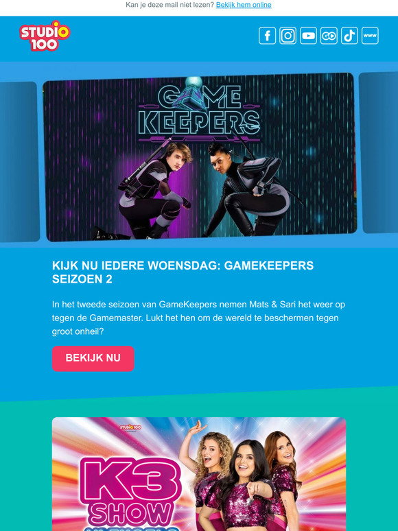 Studio100.com: Nu op Ketnet: GameKeepers seizoen 2 👾🎮 | Milled