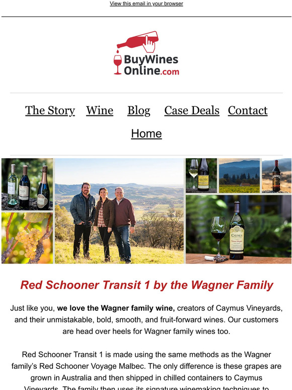 Buy Wines Online: New Wine Alert 🌟 Red Schooner Transit 1 Red Blend ...