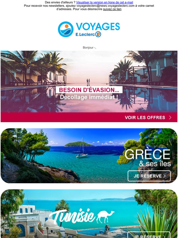 Leclerc Voyages: Horizons proches ou lointains ? Découvrez vite notre ...