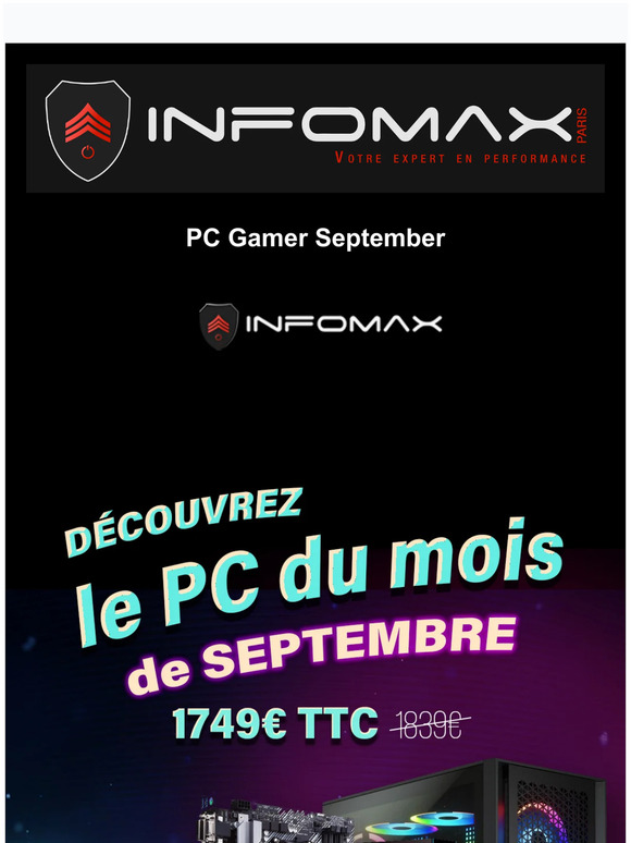 Infomax Paris: PC Gamer September ! Bon départ pour la rentrée | Milled