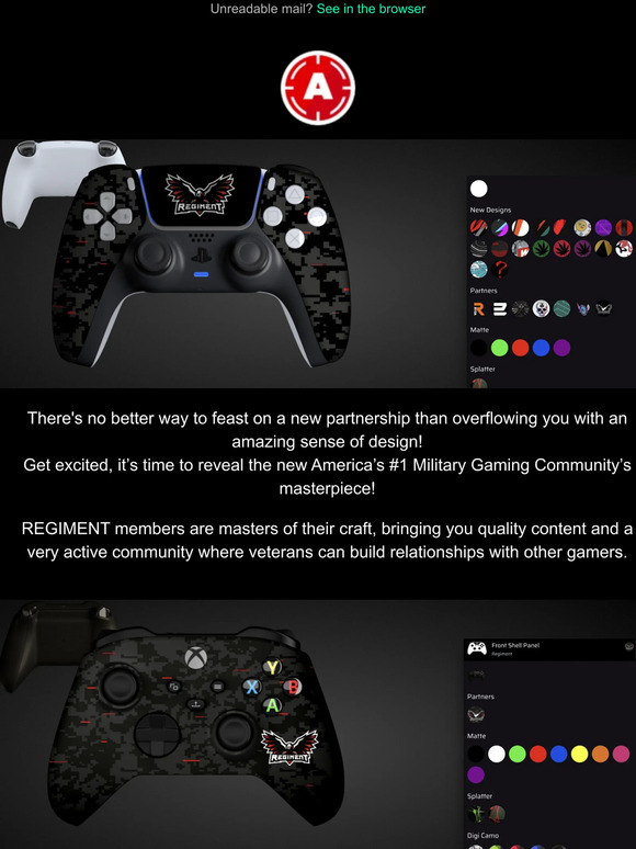 AimControllers: We know you’ve been waiting.. new Regiment design has ...