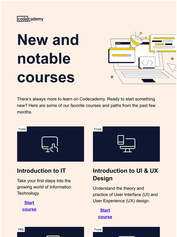 Codecademy: Check out some of our favorite courses | Milled