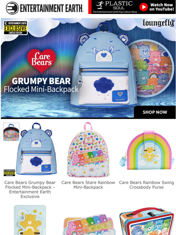 EntertainmentEarth.com: New Exclusive Care Bears Grumpy Bear Flocked ...