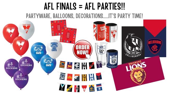 AFL Footy Shop: Footy Fan, get ready for your Finals Party now! | Milled
