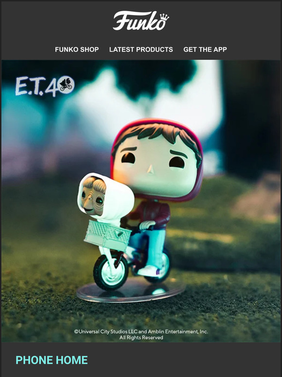 Funko: Funko Pop! Culture – Heart Our E.T. Collection | Milled
