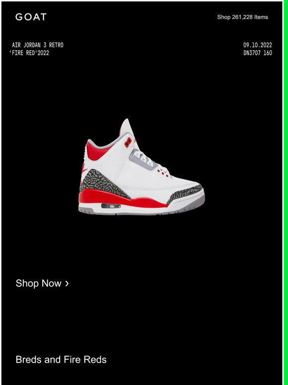 GOAT: [SEED] Just Dropped: Air Jordan 3 Retro 'Fire Red' available now ...