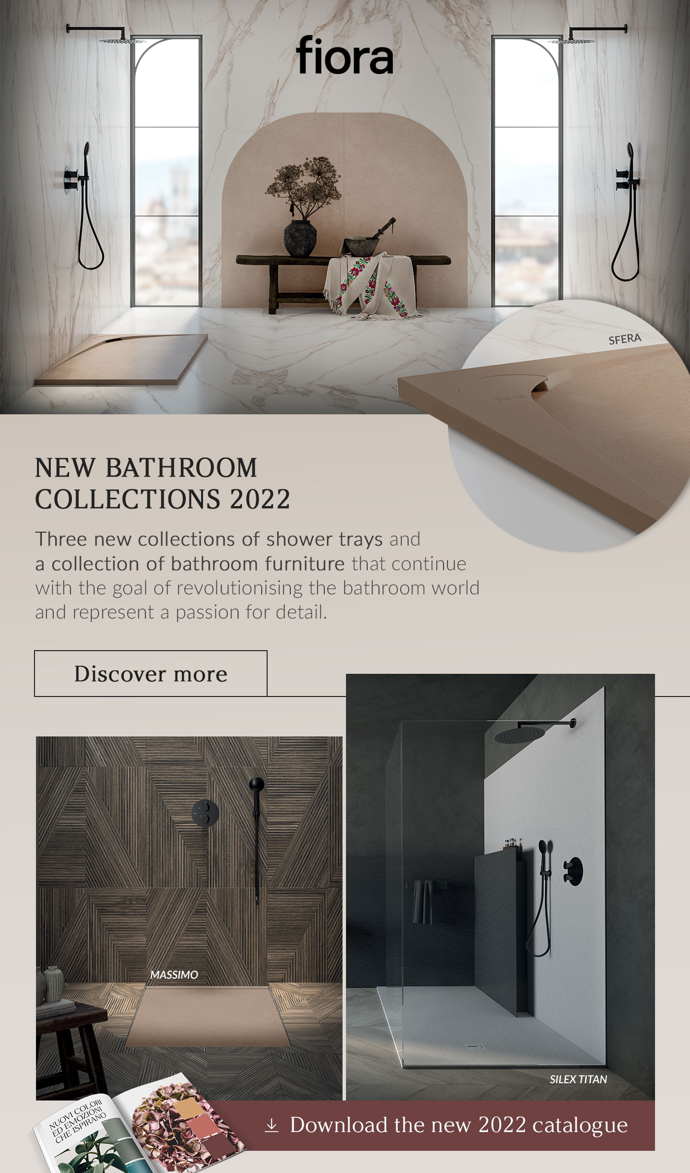 Archiproducts: New Fiora bathroom collections: discover the 2022 trends | Milled
