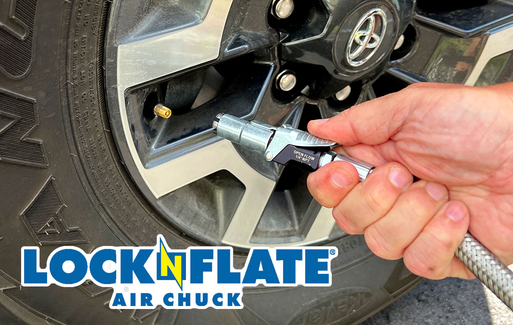 LockNLube: 🚗 The LockNFlate® Air Chuck -- Back in Stock! 🚜 | Milled