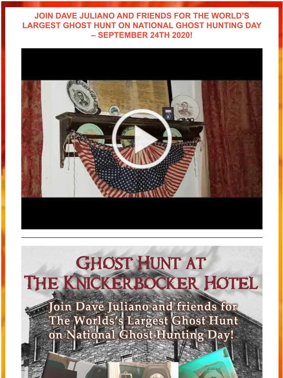 The GhostHunter Store: — — Join the Worlds Largest Ghost Hunt | Milled