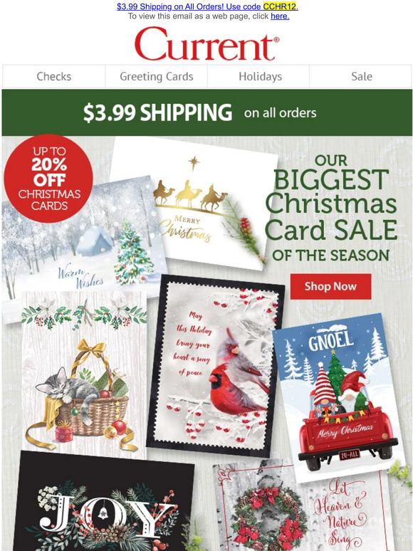 Current Catalog: Up to 20% Off Our New Festive Christmas Cards | Milled