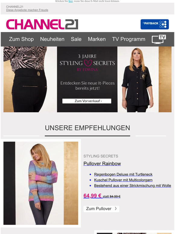 Channel21 DE: Styling Secrets im Vorverkauf | Milled