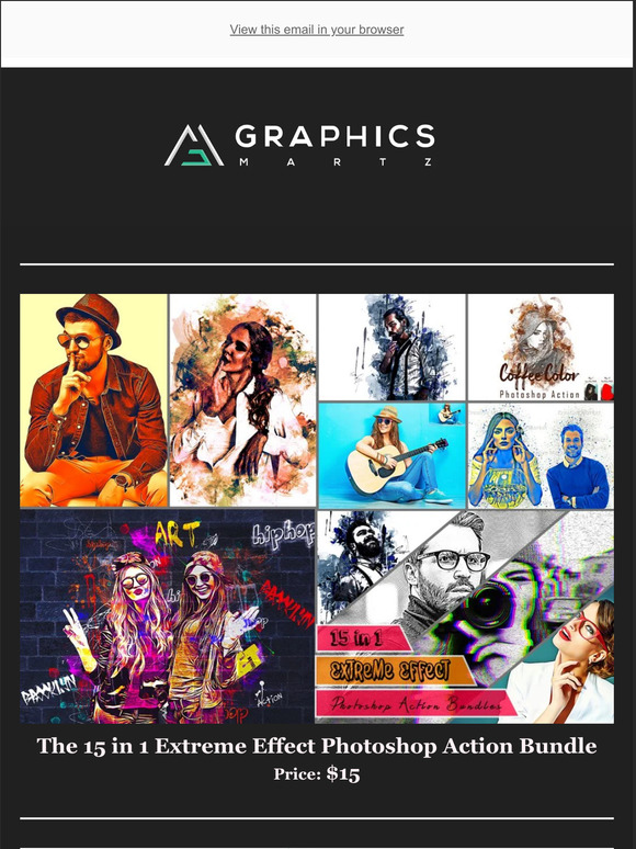Graphics Martz: [New Arrival] Extreme Effect Photoshop Action Bundle🎁 ...