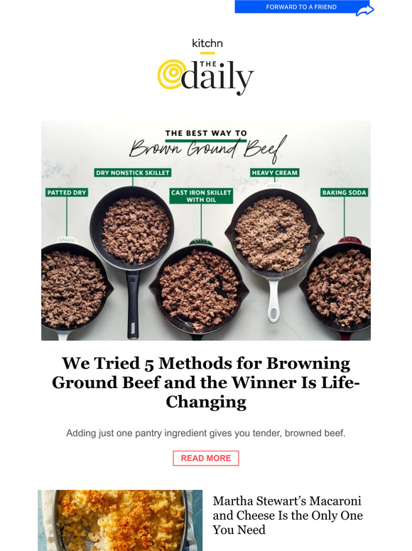 Kitchn: We Tried 5 Methods for Browning Ground Beef and the Winner Is a ...