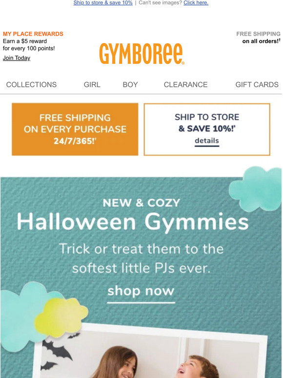 Gymboree: Spooky season is here & so are Halloween Gymmies! 🎃👻 | Milled