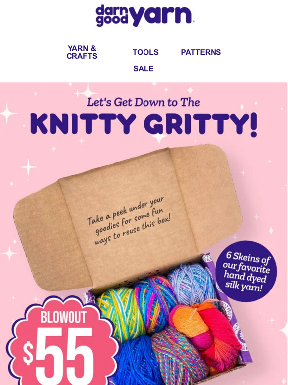 Darn Good Yarn: $85 worth of yarn + 20 Free Patterns for $55 - Yes ...