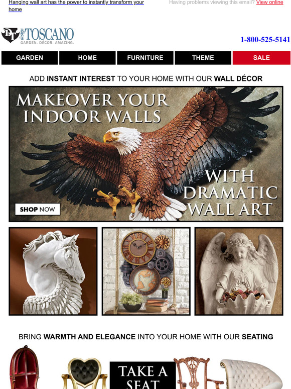 Design Toscano: 🔥Spice up your home’s style with exotic Wall Sculptures ...