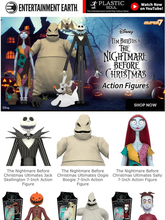 Entertainment Earth: New Disney Ultimates The Nightmare Before ...