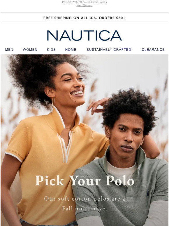 Nautica: Find your perfect polo inside! | Milled