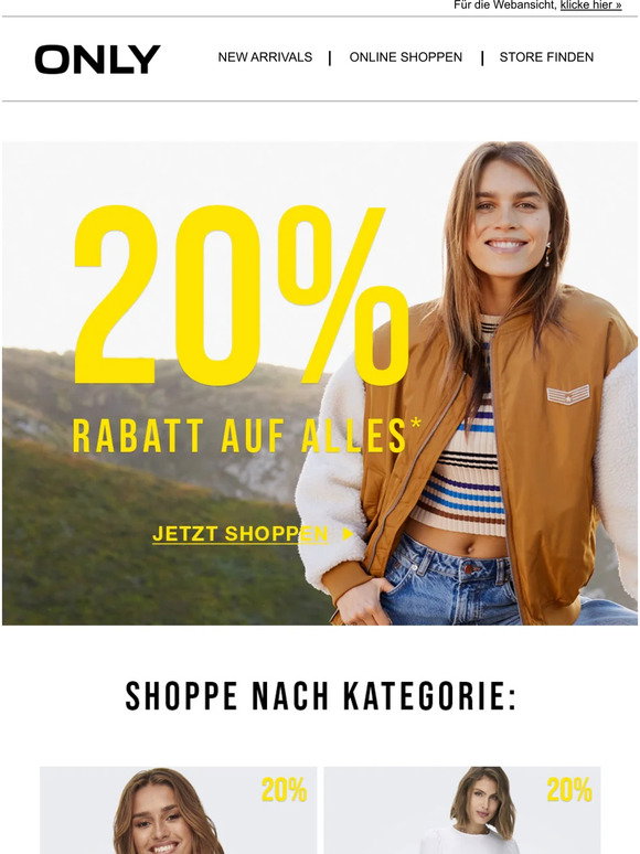 ONLY: 20% Rabatt auf alles | Milled