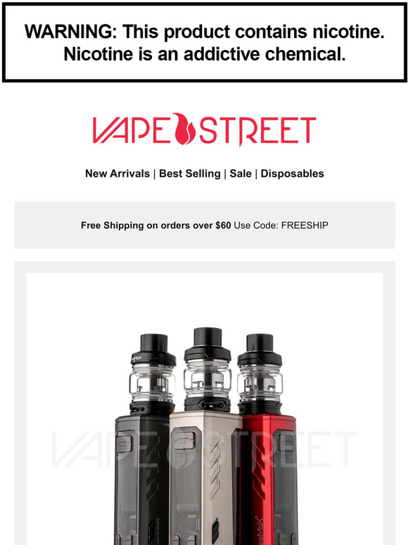 Vape Street: New FreeMax Maxus Solo 100W Starter Kit! | Milled