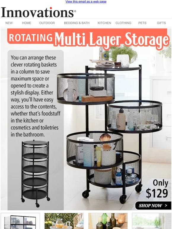 Innovations: Ingenious Rotating Multi Layer Storage—Extra storage in ...