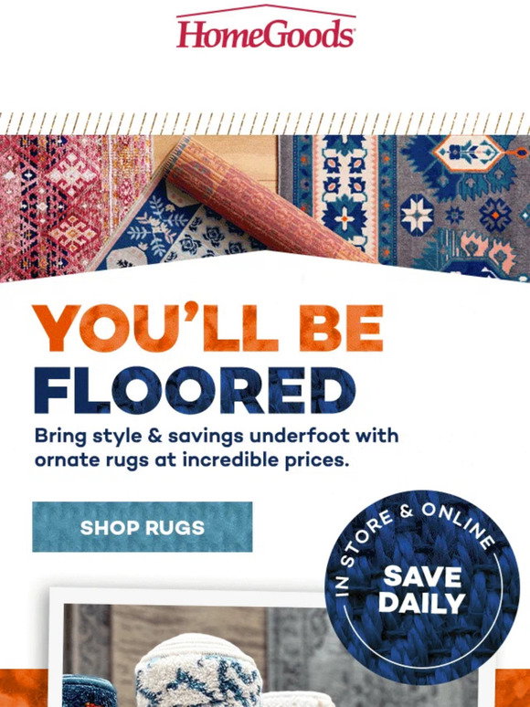 HomeGoods: Room-transforming rugs. | Milled