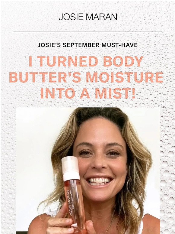 Josie Maran: Josie's New Fave: Prosperity Mist | Milled