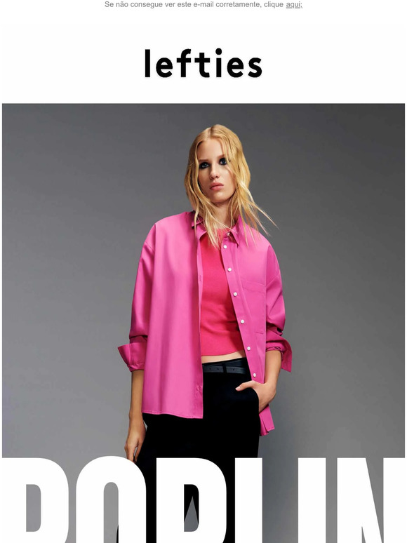 Lefties: A shirt for every occasion 🤍 Camisa básica com bolso 8,99 ...