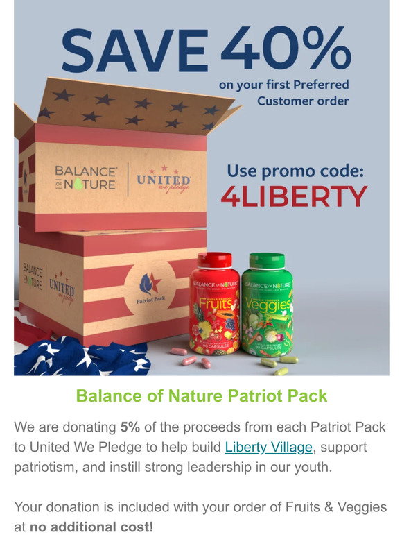 Balance of Nature: Donate Monthly For FREE! | Milled