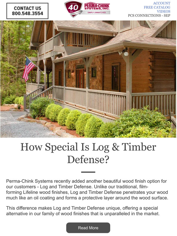 Perma-Chink Systems: Why Is Log and Timber Defense a Special Finish? 🏠 ...