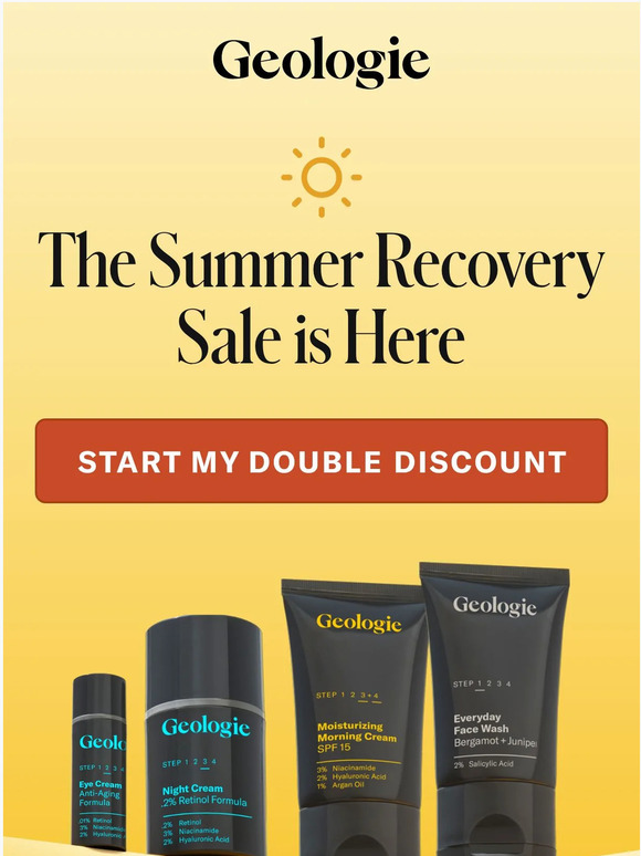 Geologie: 🌞Summer Recovery Sale: Save on 4 months of skincare | Milled