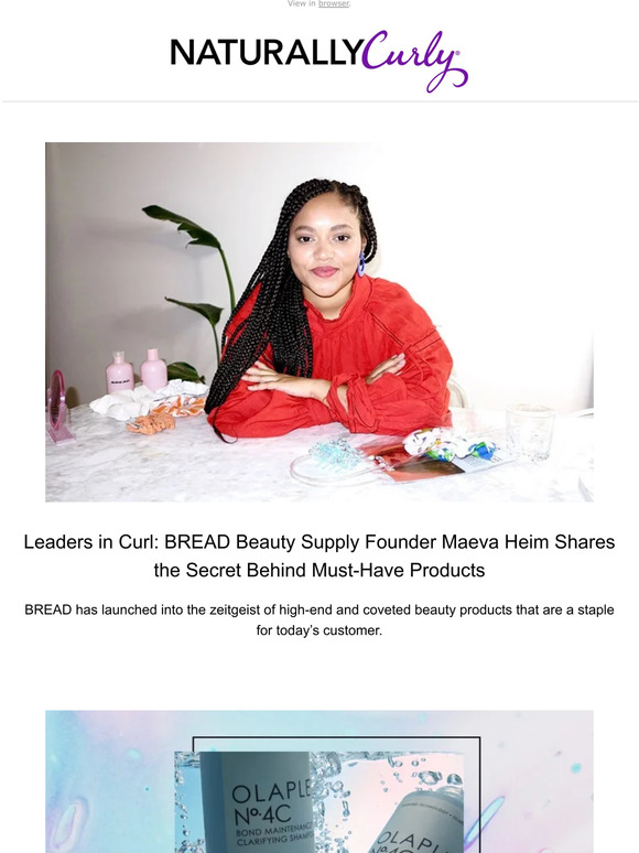 NaturallyCurly: Leaders in Curl: BREAD Beauty Supply Founder Maeva Heim ...