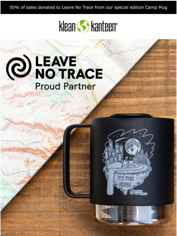 Klean Kanteen: Limited Edition 'Leave No Trace' Camp Mug | Milled