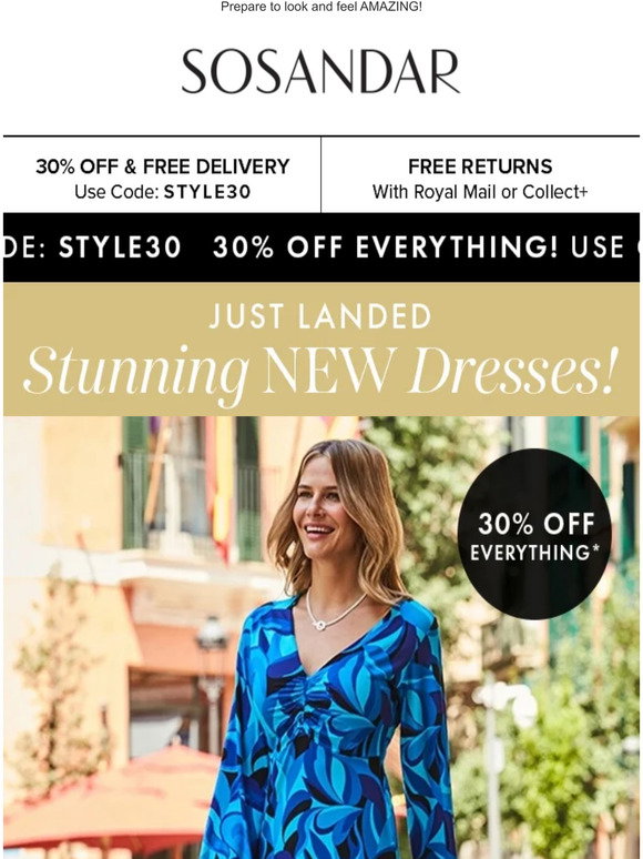 Sosandar: Just Landed! Stunning NEW Dresses | Milled