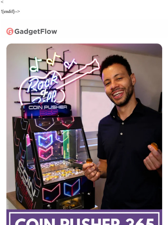 Gadget Flow: Enjoy the arcade experience at home with the Coin Pusher ...
