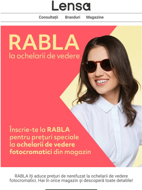 Lensa: Ai super prețuri la 👓 fotocromatici | Milled