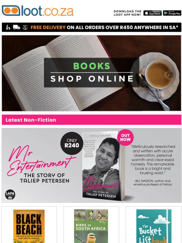 Loot: New Books - Margie Orford, Taliep Petersen, James Patterson, Jan ...