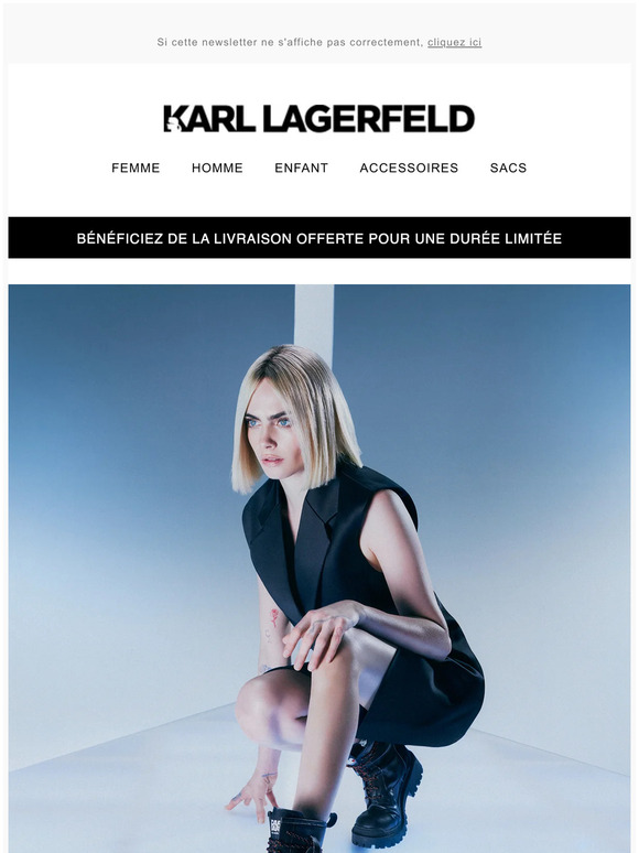 Karl Lagerfeld: CARA ♥️ KARL : Look transformable | Milled