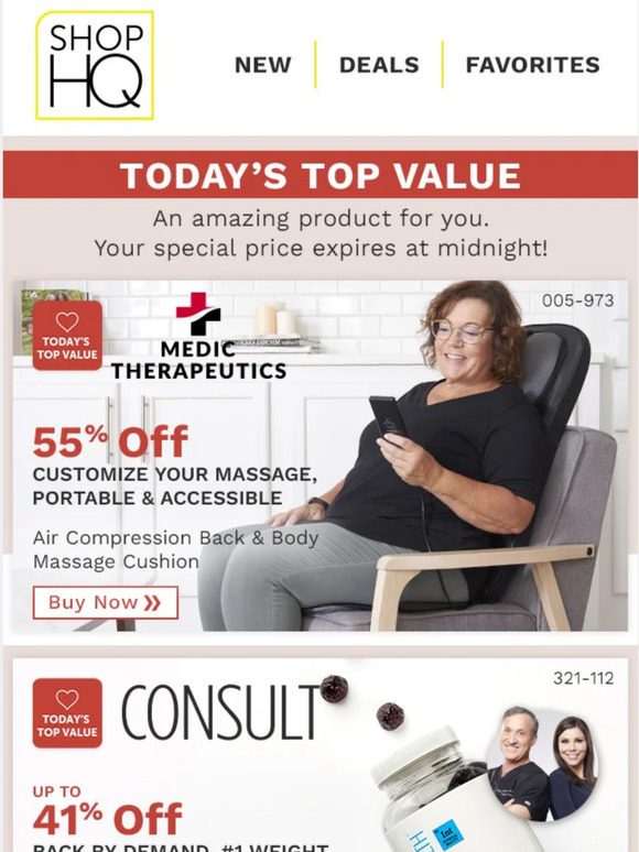 ShopHQ: LAST CHANCE! Health Conscious Savings From Medic Therapeutics ...