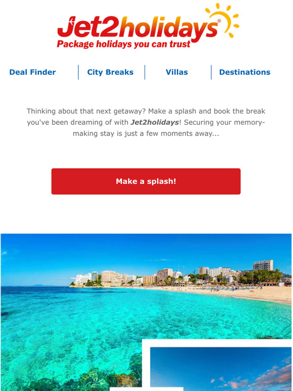 Jet2holidays: Make a splash and book your break this summer | Milled