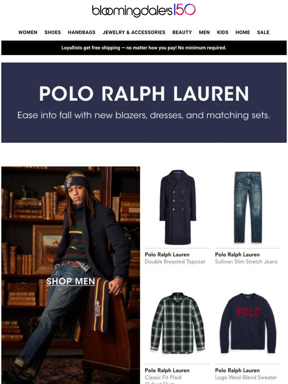 Bloomingdale's: New Polo Ralph Lauren styles for fall | Milled