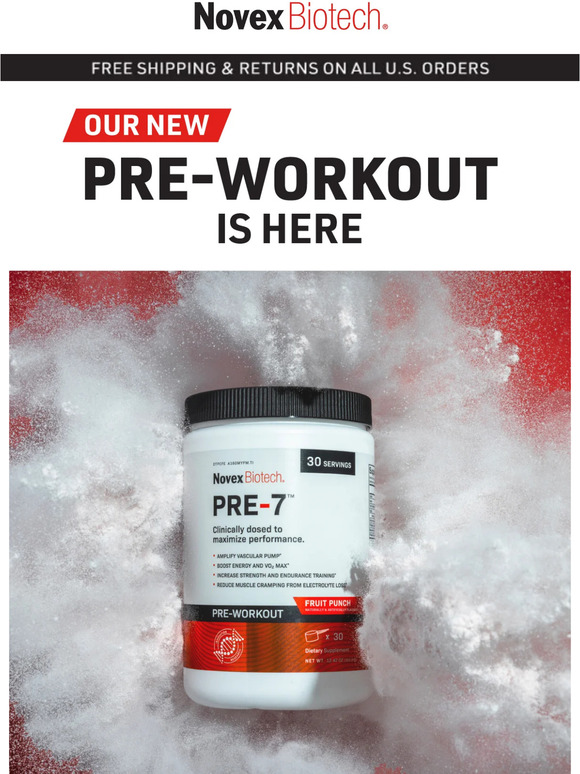 Novex Biotech: Our new clinically dosed pre-workout 💪 | Milled